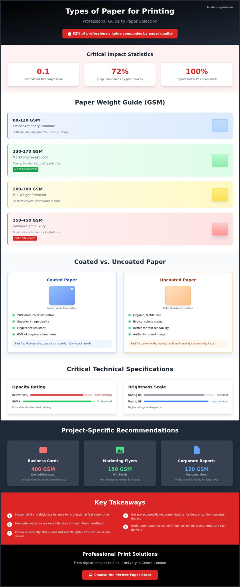 Types of Paper for Printing: The Ultimate Guide for Professional ...